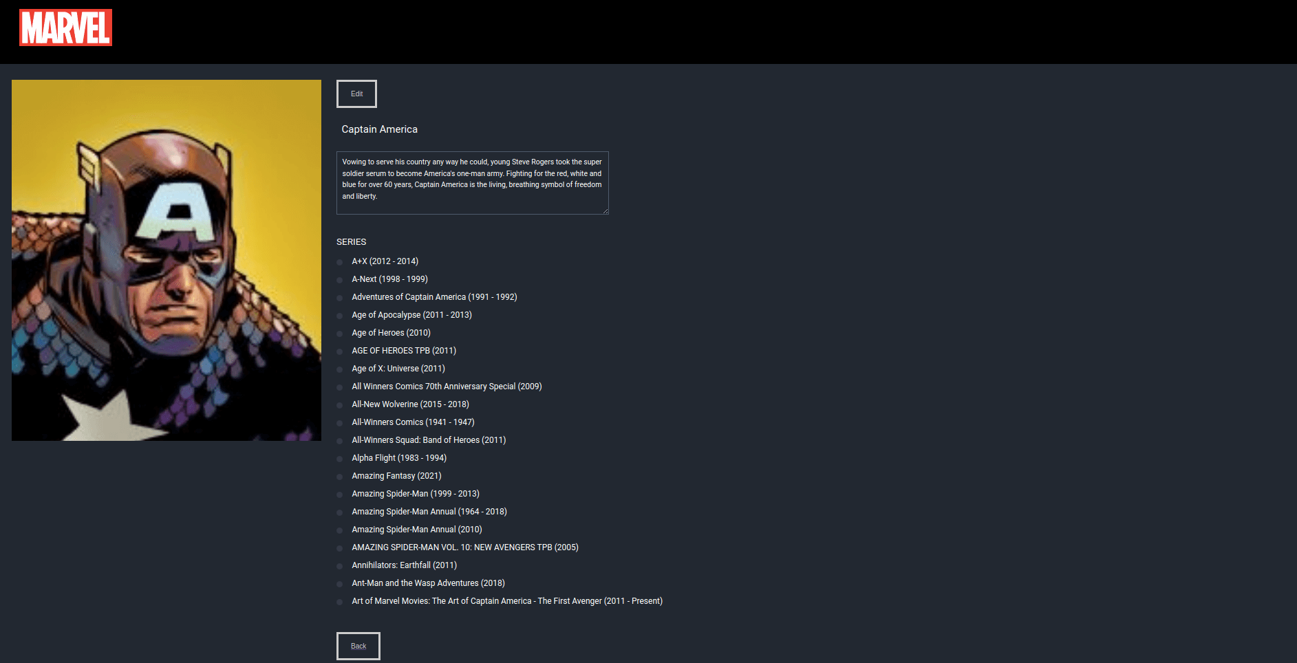 GitHub - dropecosta/marvel-app: React application to list and edit Marvel Characters, with ...